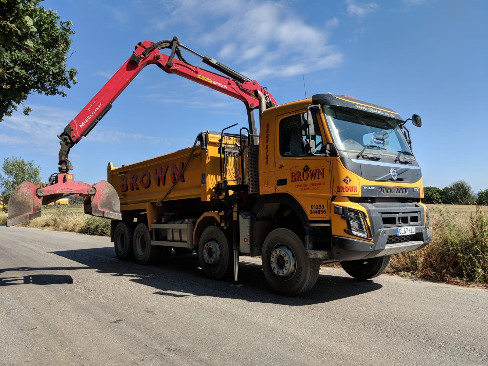 PJ Brown Construction Ltd - Groundworks, muckaway contractor in the ...
